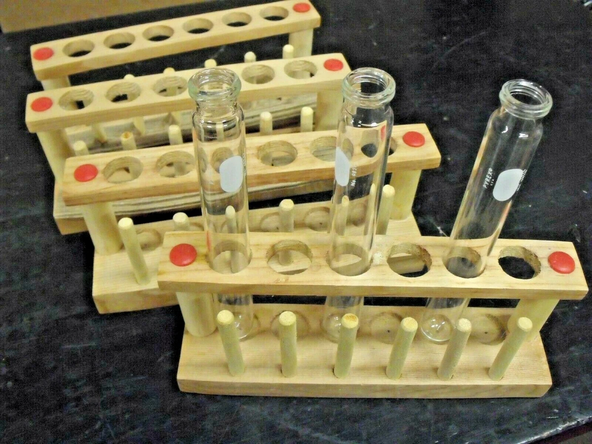 Test Tube Rack With 4 Test Tubes