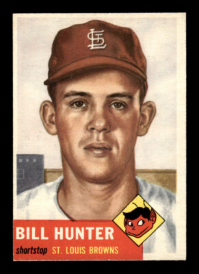 1953 Topps #166 Bill Hunter NMMT Set Break B2 | eBay