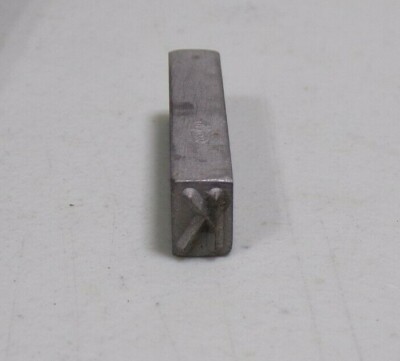 Mecco (Low Stress) Steel Hand Stamp, Letter "K" | eBay