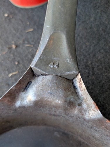 Vintage National “Cold Handle #44 Skillet Tin Steel Cowboy Camping Fry ...