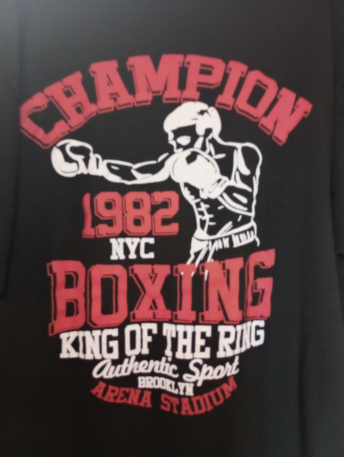 King Of The Ring Champion Boxing Tee Shirt By Return To Sender Mens ...