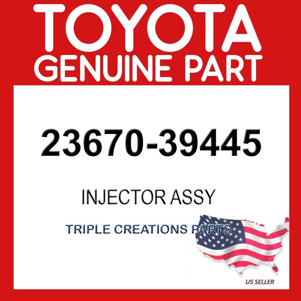 Toyota Genuine 2367039445 Injector Assy 23670-39445 OEM | eBay