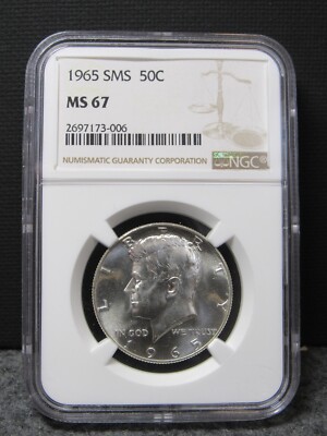 1965 SMS Special Mint Set Kennedy Half Dollar 50c NGC MS 67 | eBay