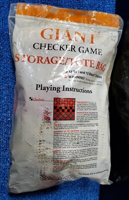 Giant Checkers Rug Game Multiflex Designs, Inc. Large Rug 3" Pieces 27 ...