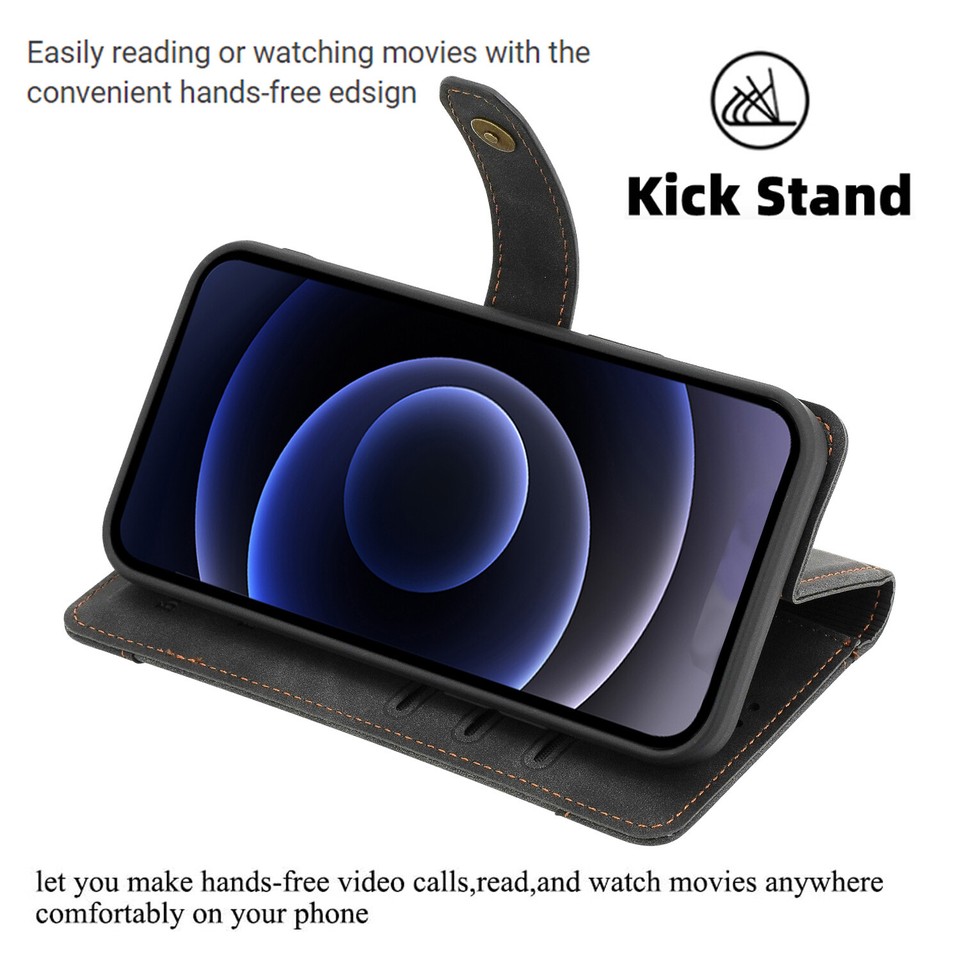 For Sharp Rouvo V Notebook Style Card Case,Leather Magnetic Flip Phone ...