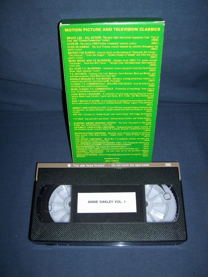 Encore Performance Annie Oakly Vol. 1 Used VHS SRO Video Presents | eBay