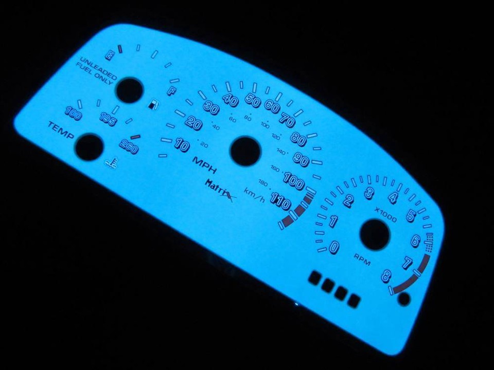 For 1995-1998 Chevy Cavalier Z24 RS Manual w/ Tachometer Indiglo Glow ...