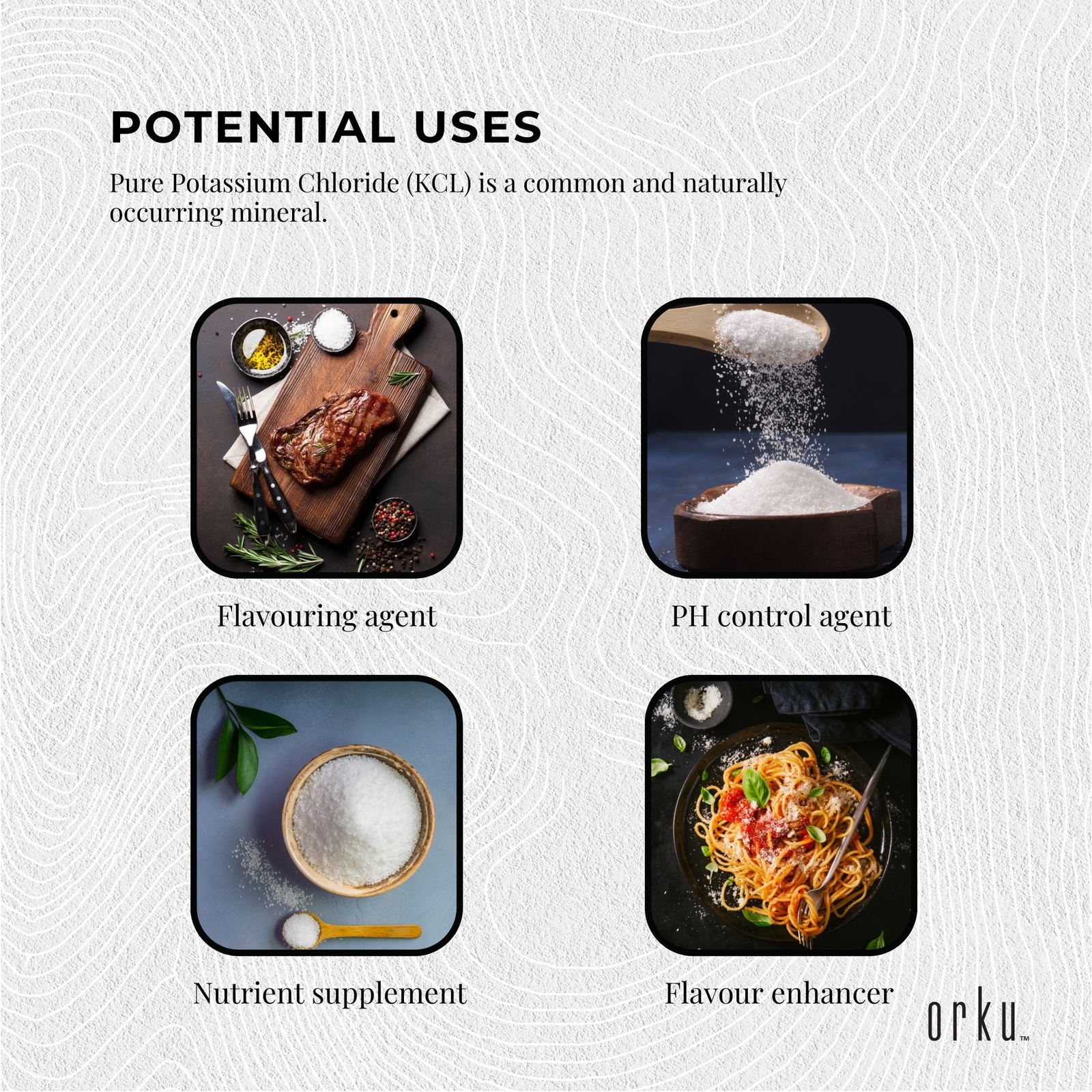 100g Potassium Chloride Powder - Pure E508 Food Grade Salt Substitute Supplement | eBay