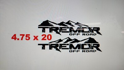 TREMOR Horizontal Rear Bed logos Decal Compatible with Ford F-150 Bed ...