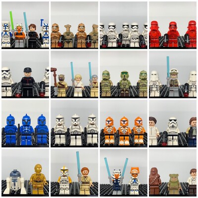 LEGO Star Wars ARMY BUILDER Minifigures Lot - Clone Troopers Jedi -YOU ...