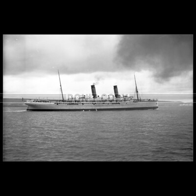 Photo B.001737 SS EDINBURGH CASTLE UNION CASTLE LINE 1910 PAQUEBOT ...