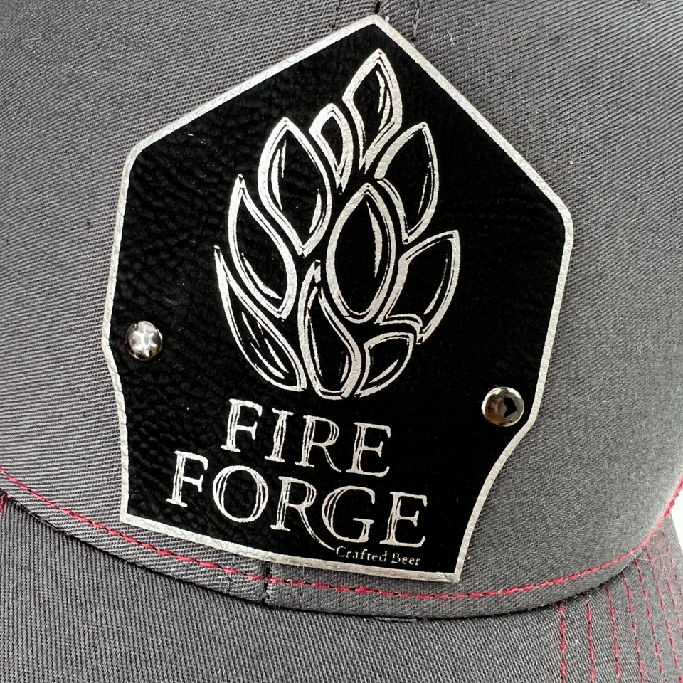 Fire Forge Hat Men Snap Back Crafted Beer Mesh Patch Hype Party Hip Gym ...