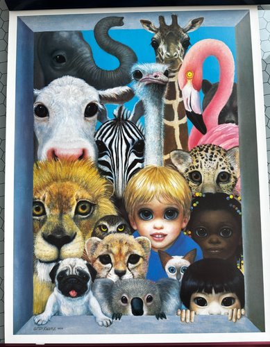 Kingdom Portrait by Margaret Keane Print 18" x 24" MDH 1994 | eBay