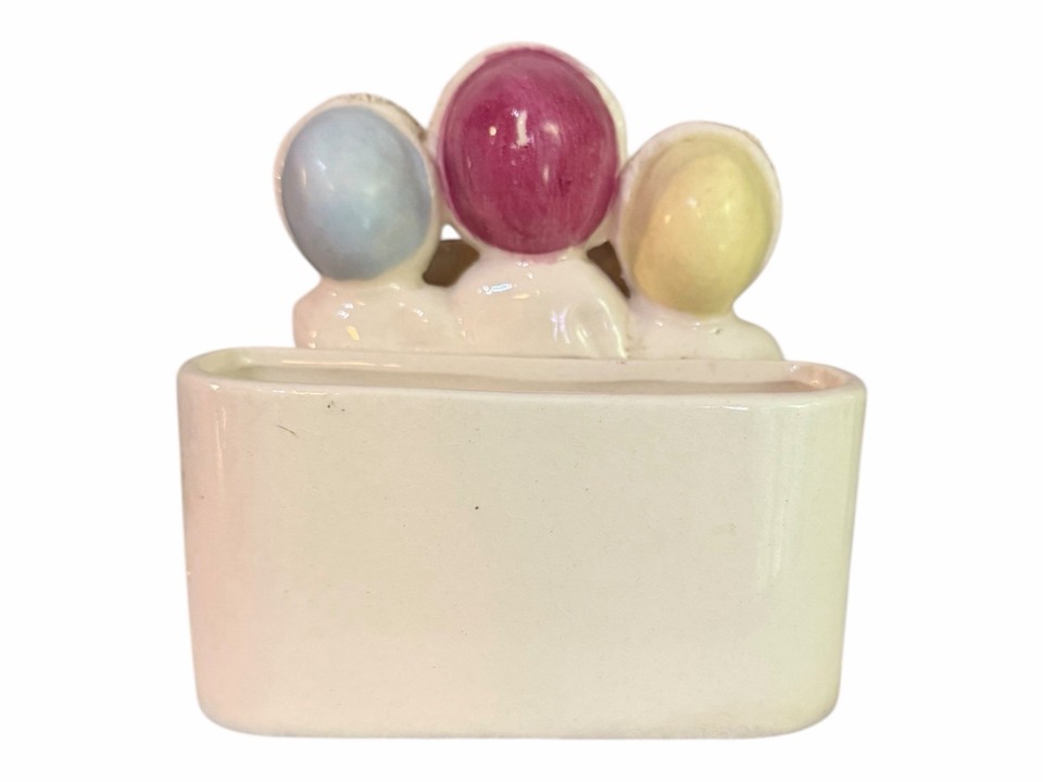 💕Vintage Christmas Brunette Carol Sisters Planter Candy Cane Holder ...