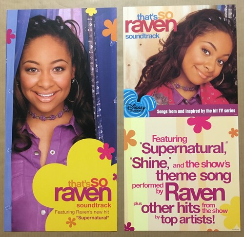 RAVEN SYMONE Vintage DOUBLE SIDED PROMO POSTER FLAT for 2004 CD 12x24 ...