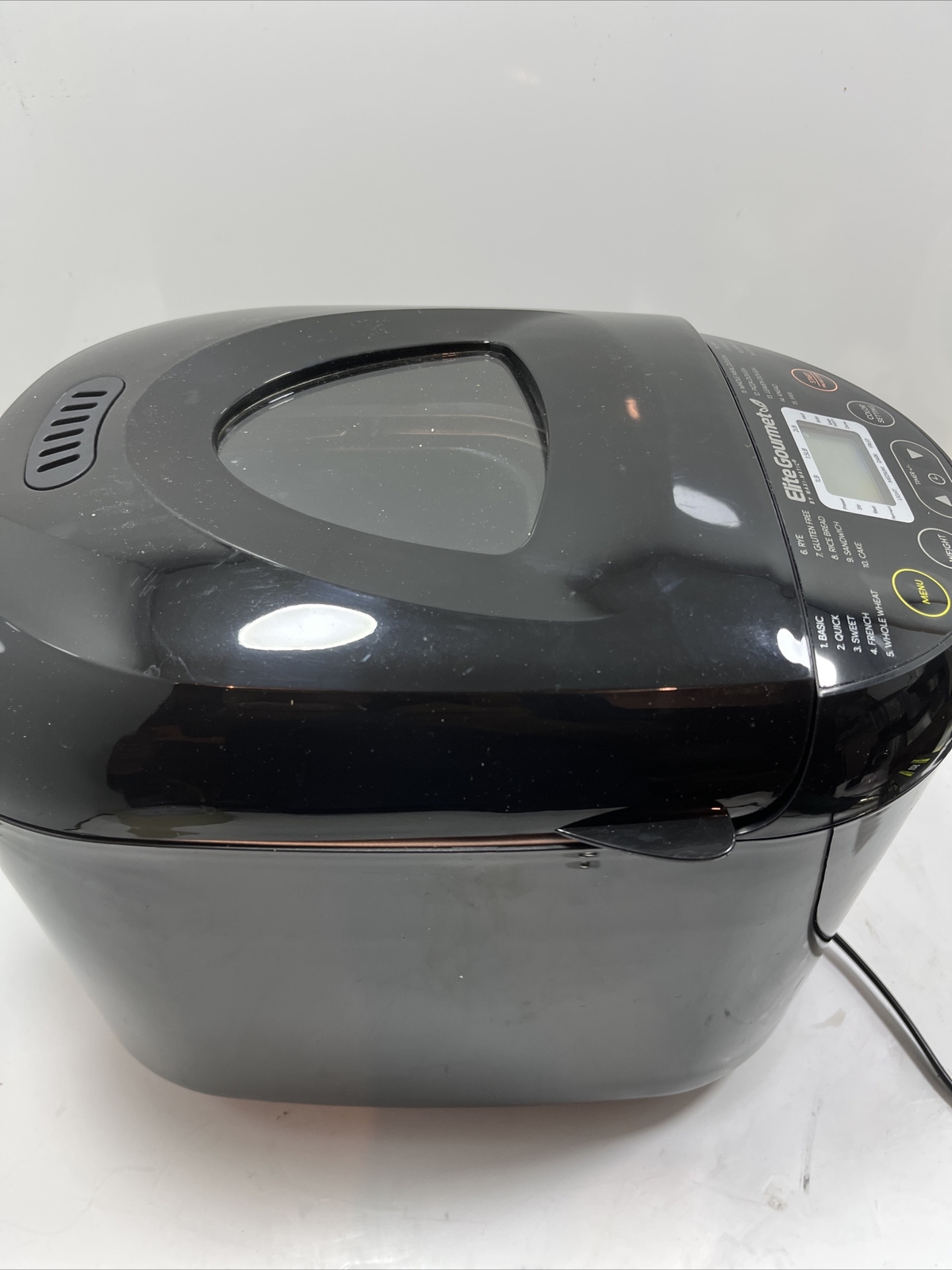 Elite Gourmet Maxi-Matic EBM8103B Programmable Bread Maker Machine 3 ...