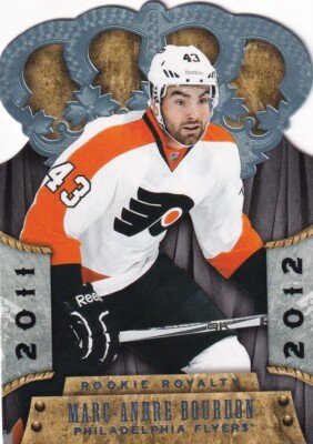 🏒 11-12 PANINI CROWN ROYALE - MARC-ANDRE BOURDON RC #187 PHILADELPHIA ...