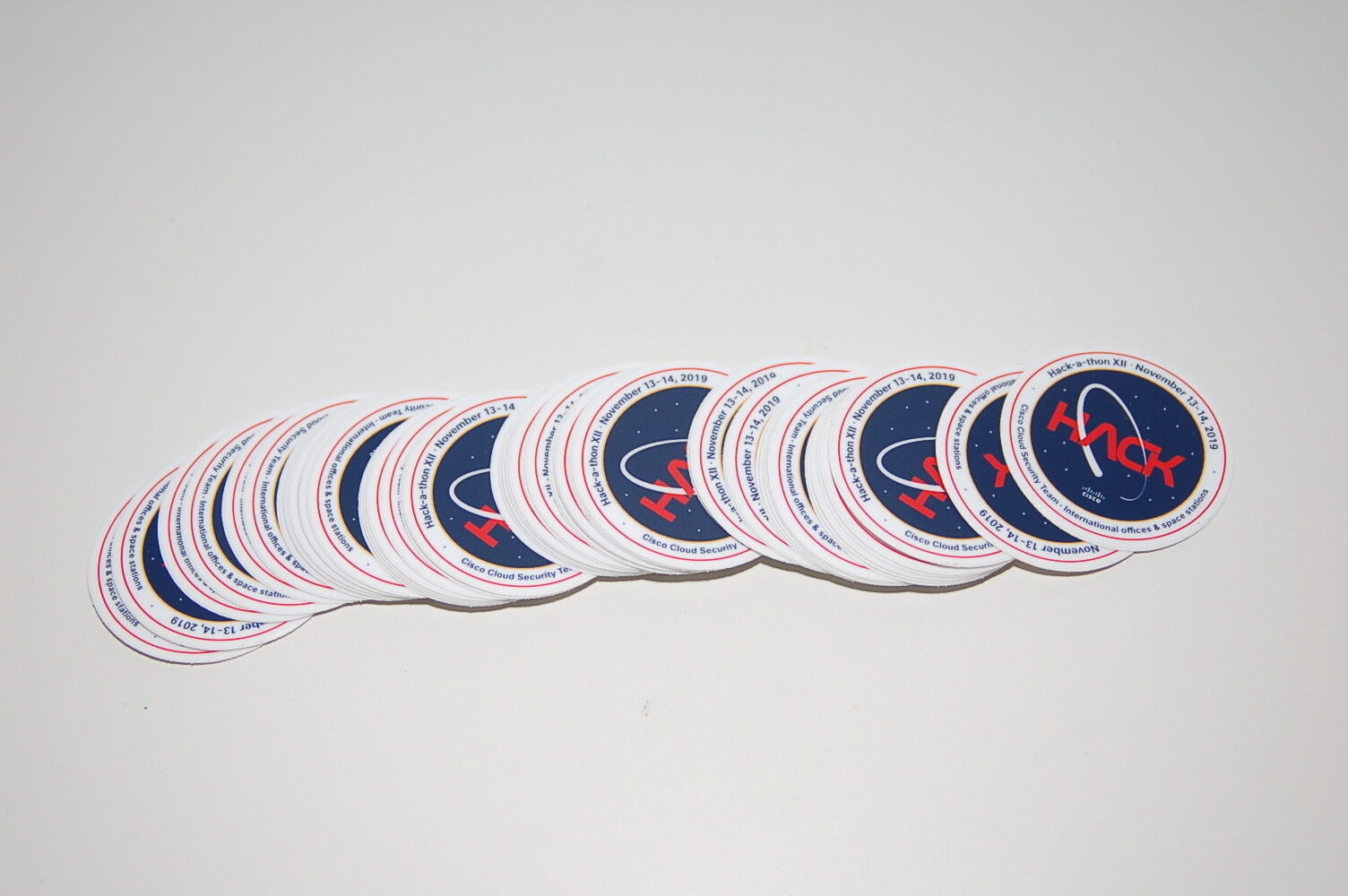 Lot of 50 Hackathon XII Stickers 2019 Cisco Cloud Security Team | eBay