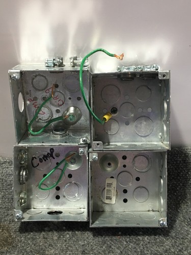 Lot Of 4 Steel City 4" Square Box 521711234E | eBay