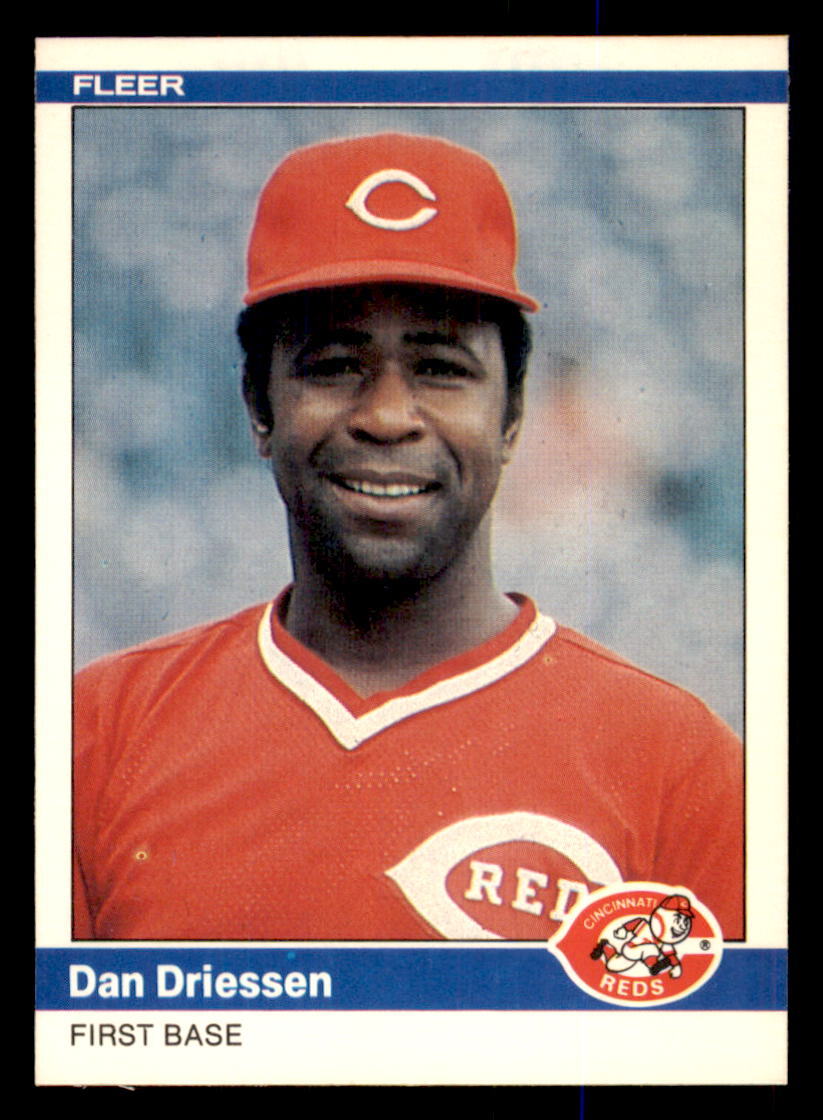 1984 Fleer #467 Dan Driessen Cincinnati Reds | eBay
