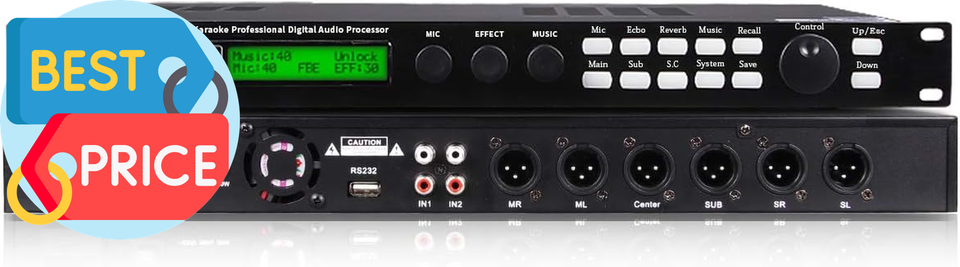 X5 Digital Mixer Reverberator Microphone KTV Karaoke Audio Processor | eBay