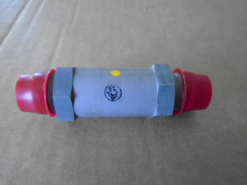 1 EA NOS 1500 PSI AIRCRAFT CHECK VALVE P/N: AN6207-10 MFG. P/N: 6-843-7 ...