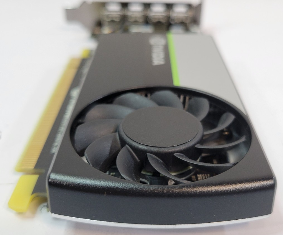 Dell NVIDIA T600 4GB GDDR6 GPU Graphics Card 4x Mini Display Port VV8T3 ...