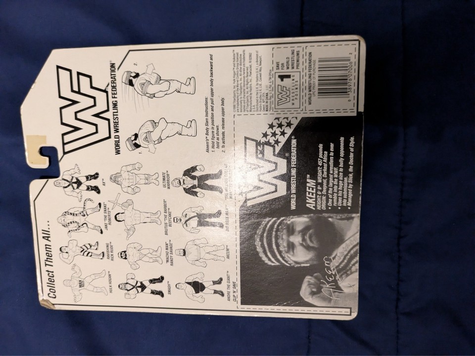 wwf hasbro akeem series 1 | eBay UK