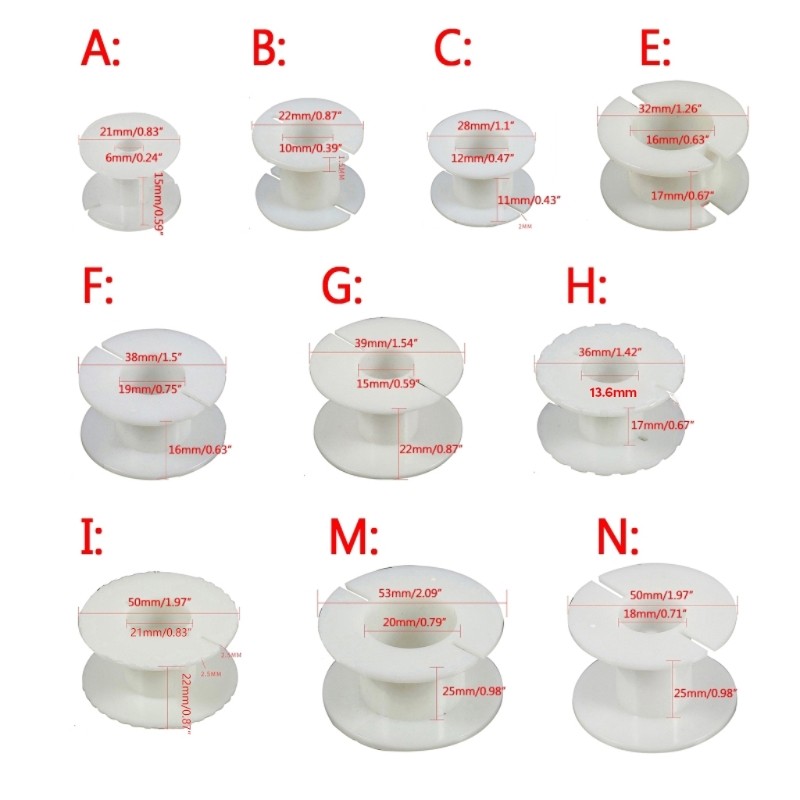 Round Bobbin Wire Coil Frame Plastic Bobbin for DIY Inductors,for | eBay UK