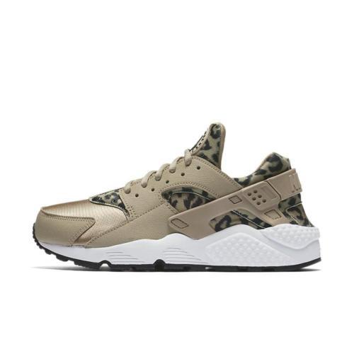 WMNS Nike Air Huarache Leopard Cheetah Animal Safari Print Khaki Black ...