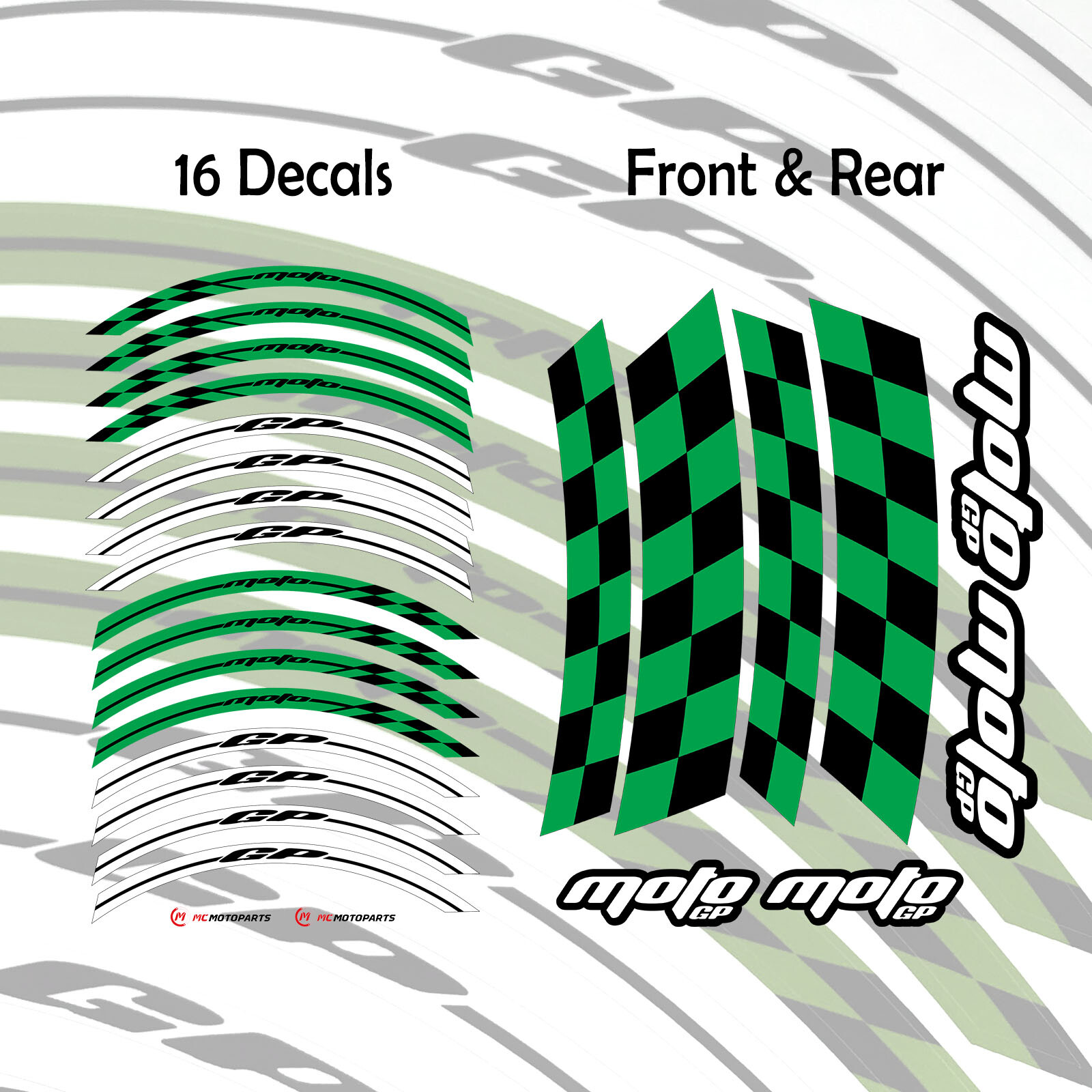 For Triumph STREET CUP 17-19 18 GP01 Graphic 17" Rim Stickers Decals ...