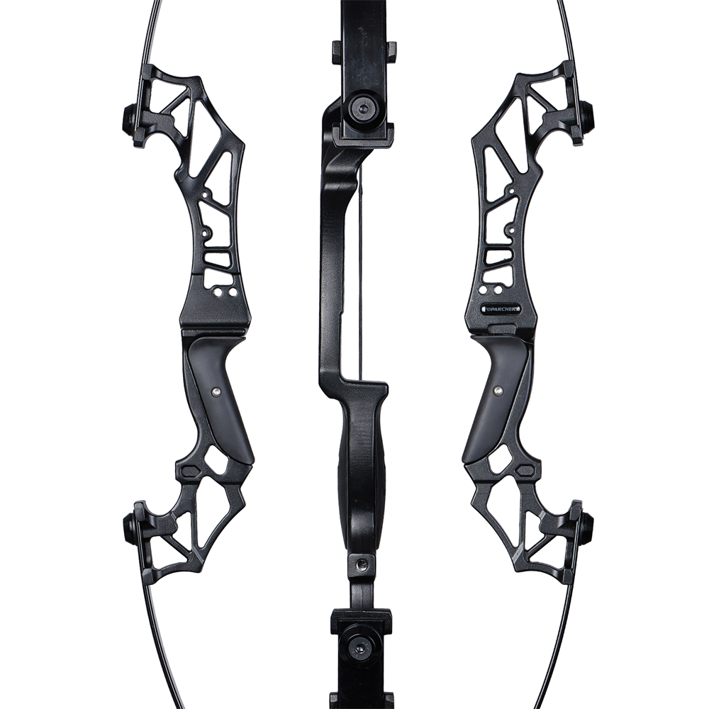 54" Takedown Recurve Bow Set&Bow Sight&Arrow Rest Hunting+12pcs Arrows ...