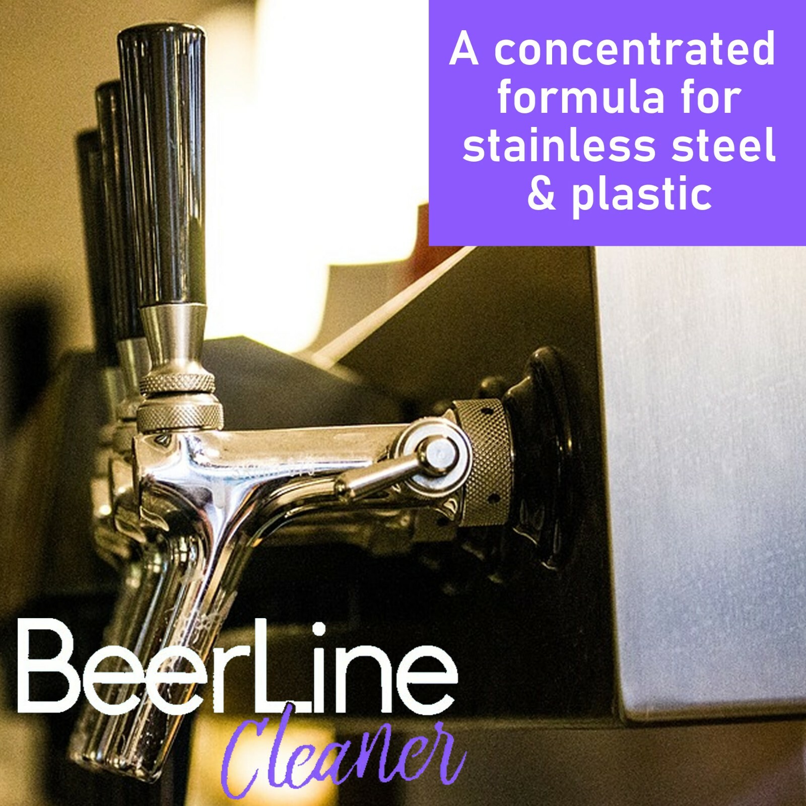 5L Purple Beer Line Cleaner Sanitise Pipe Pump Wash Cleaning Bar Lines ...