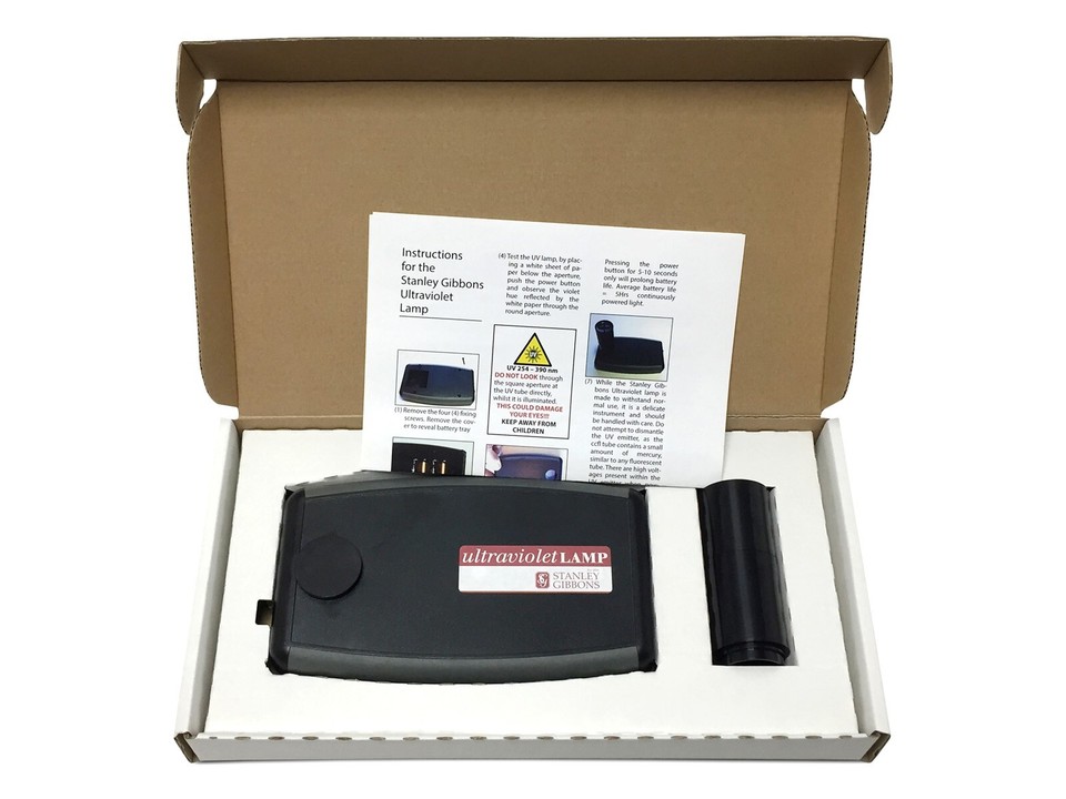 Stanley Gibbons UV Lamp Watermark Detector Dual Wave UV For Stamp ...