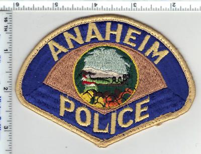 Anaheim Police (California) Uniform Take-Off Shoulder Patch from the ...