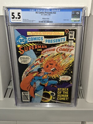 DC Comics Presents #22 Captain Comet Whitman Variant CGC Universal ...