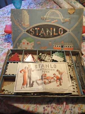 Vintage Stanlo No 3 Steel Building Construction Set Made by The Stanley Works | eBay