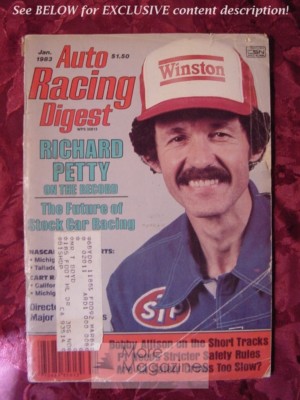 Auto Racing Digest January 1983 RICHARD PETTY Bobby Allison Darrell ...
