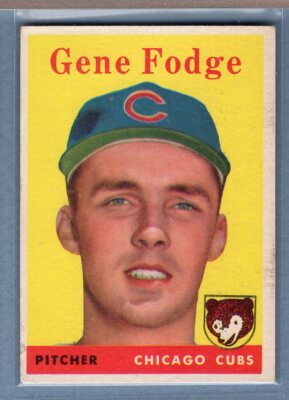 1958 Topps #449 Gene Fodge VG-EX GO387 | eBay