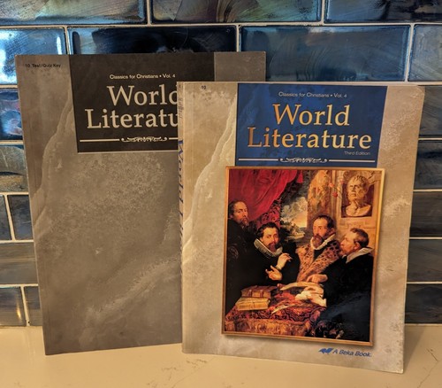A Beka World Literature Third Edition Student Text & Test/Quiz Key NEW ...