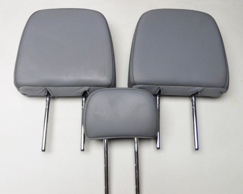 13 14 Ford F150 Rear Seat Head Rest Headrest Gray Leather Vinyl 2nd Row ...