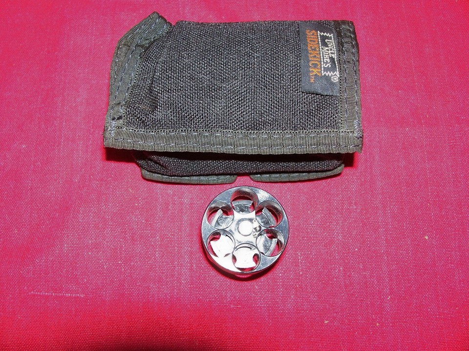 HKS Mark 3A Speed Loader & Dual 2 Pouch Gun Ammo MK3 Colt Ruger .38 ...