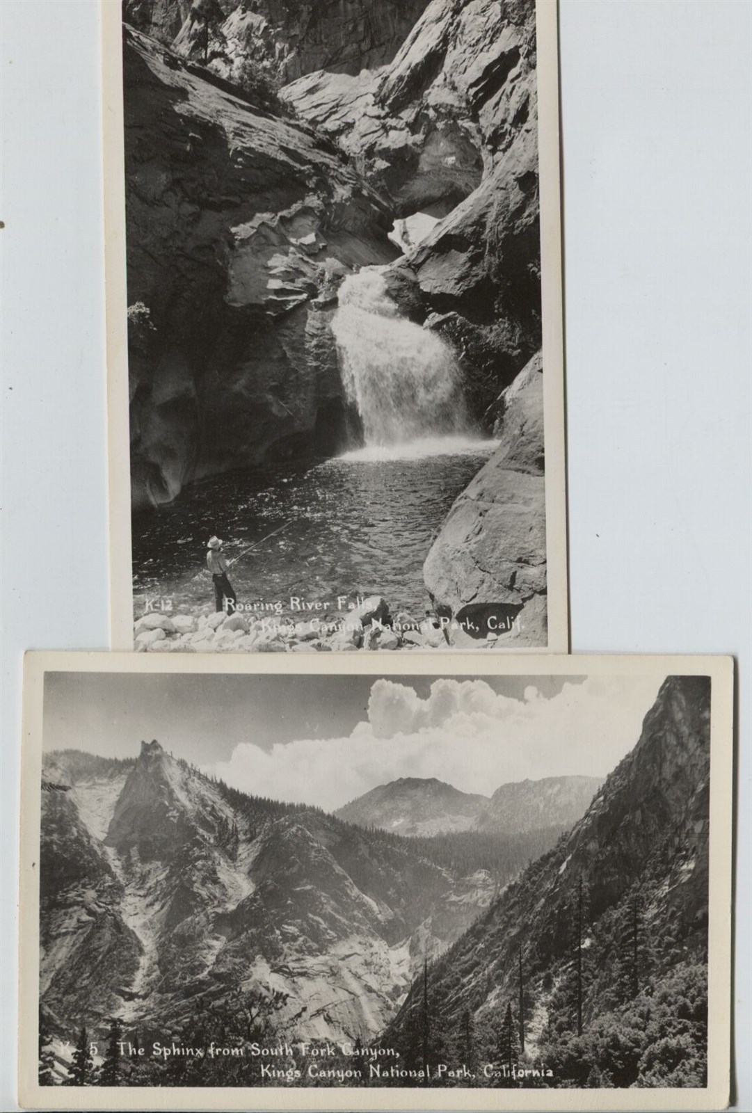 2 Kings Canyon National Park California Real Photo Postcards RPPC ...