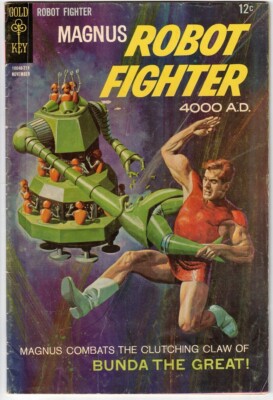 MAGNUS ROBOT FIGHTER # 20 (GOLD KEY) (1967) RUSS MANNING art - PAINTED ...