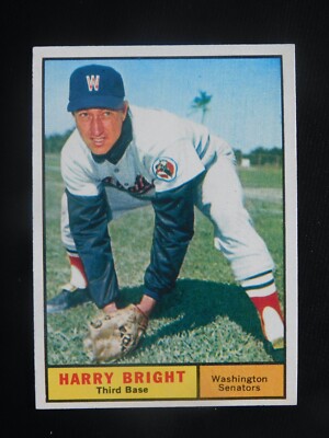 1961 Topps Baseball Card #447 Harry Bright (NM) | eBay
