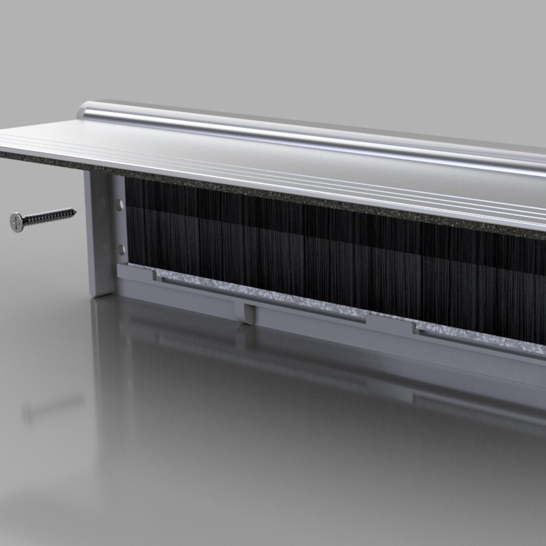 Door Letterbox PVC Metal Flap Cover Brush Seal Internal & External ...