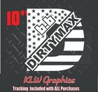 Dirtymax Decal Sticker Turbo Diesel Truck 6.6L Crew Cab Soot Def ...
