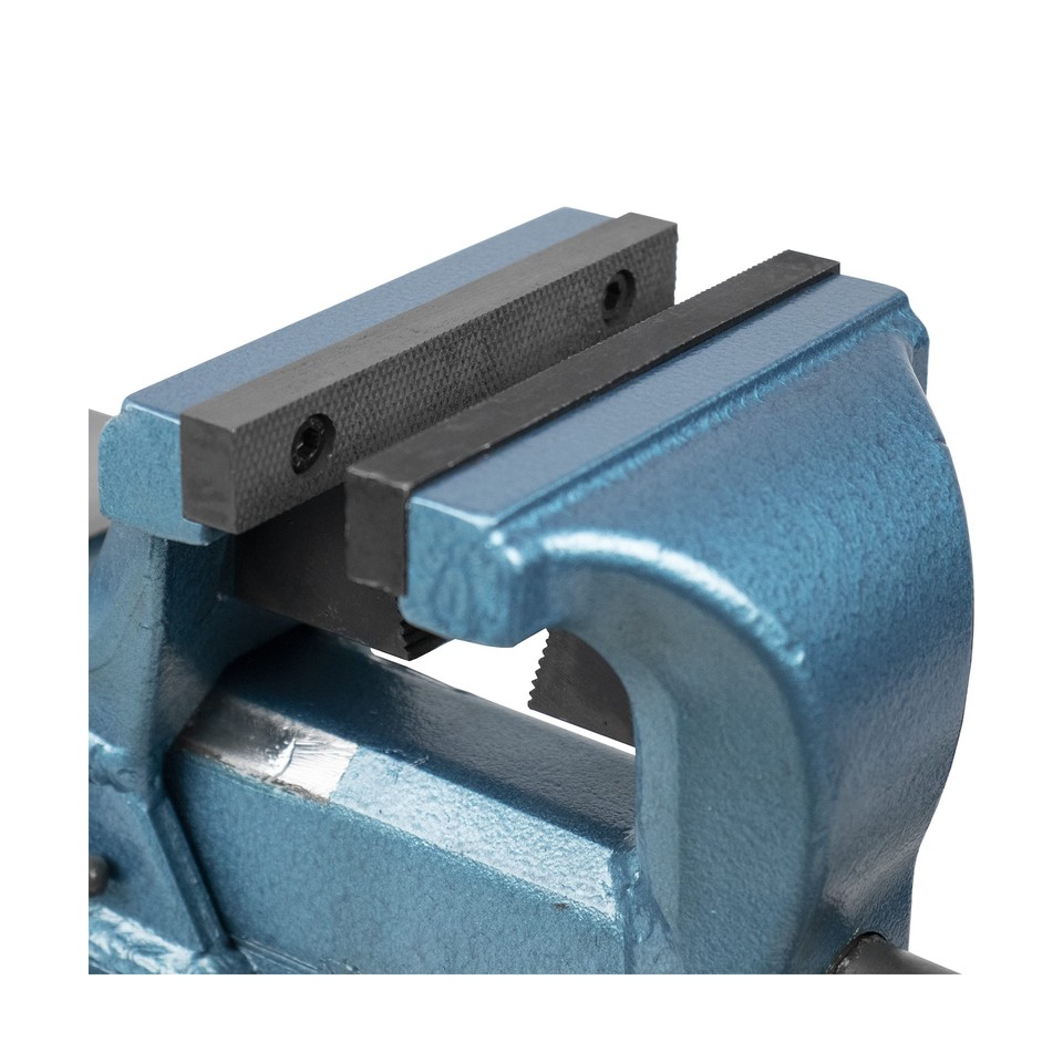 4" Forged Steel Bench Vise, 4 Point Swivel, 90,000 PSI Tensile Strength ...