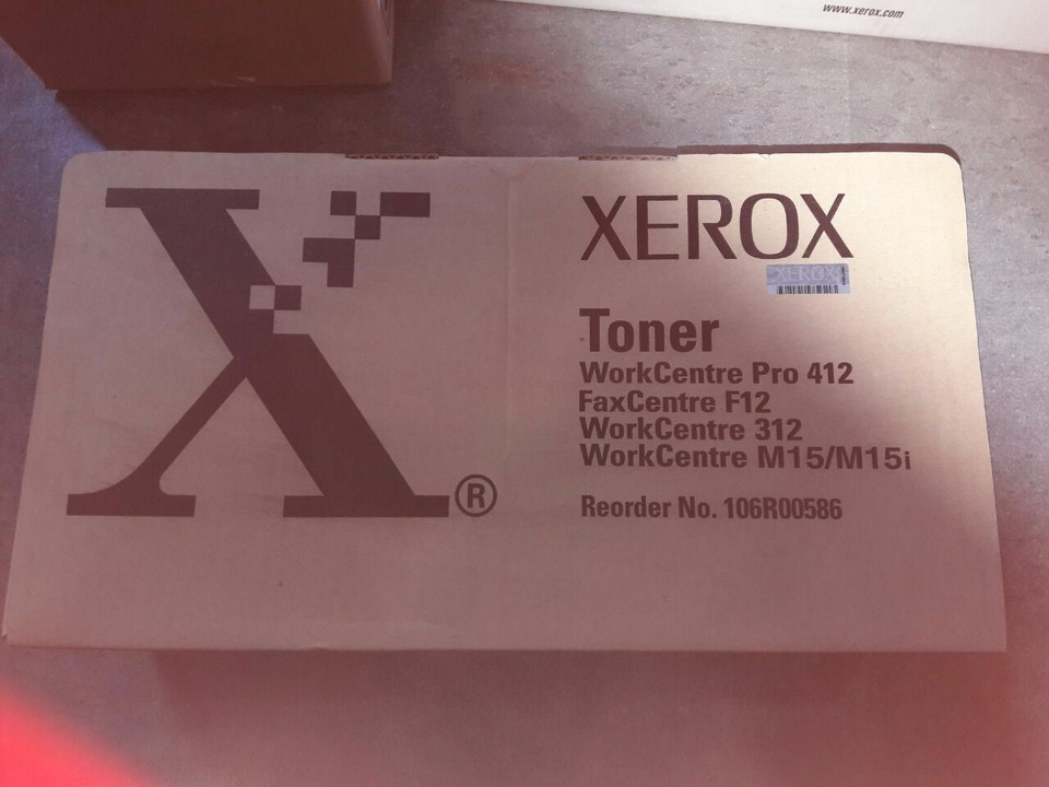 Xerox Genuine 106R00586 WorkCentre M15 / WC412 TONER CARTRIDGE | eBay