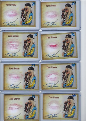 Toni Storm Exclusive Signed & Kissed Trading Card #40 AEW WWE NXT UK ...